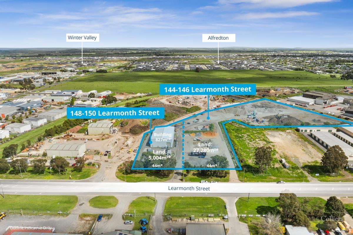 Land For Sale or Lease — 144-146 Learmonth Street, ALFREDTON, VIC, 3350 ...
