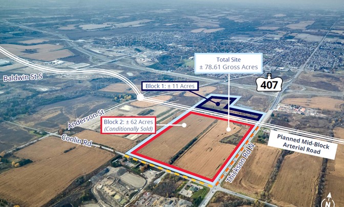 Land For Sale — 5360-5400 Thickson Road North Whitby, Ontario L1M1W8 ...