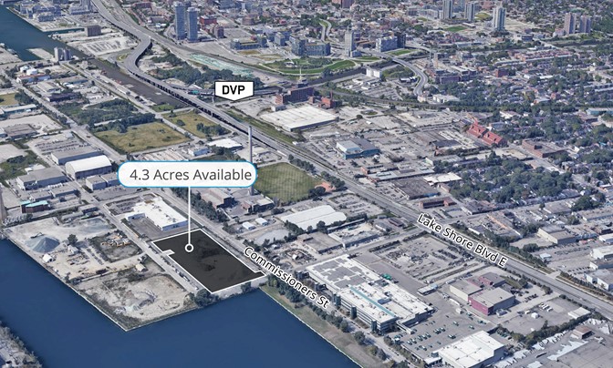 Land For Lease — 495 Commissioners Street, Toronto, Ontario, Canada ...