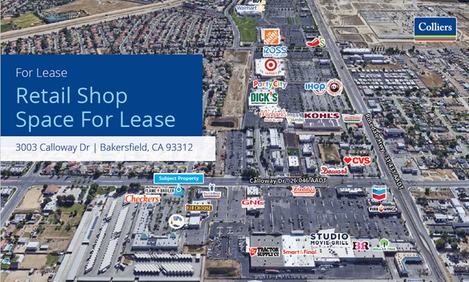Retail For Lease — 3301 Calloway Dr, Bakersfield, CA 93312, USA ...