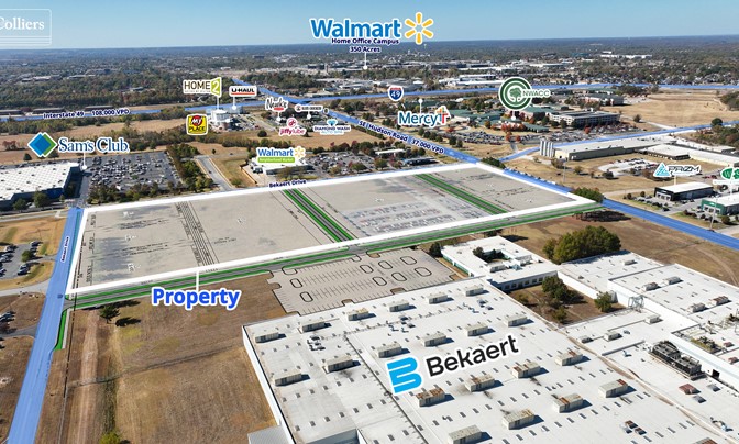 Land For sale — 1 Bekaert Dr, Rogers, AR 72756, USA | United States ...